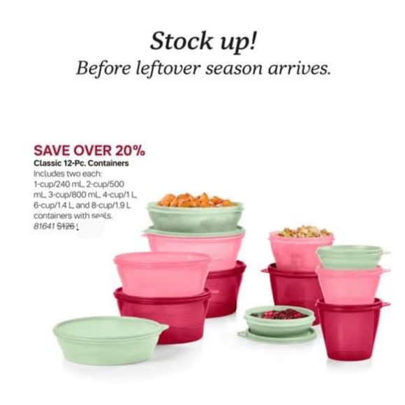 Tupperware | Kitchen | Tupperware Classic 2pc Containers | Poshmark